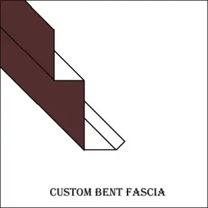 Aluminum fascia trim custom bent for DIY projects | Trim Bender