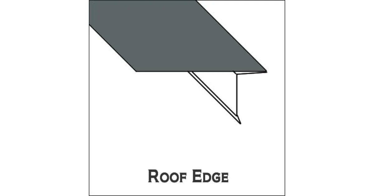 Custom Aluminum Roof Edge | Drip Edge Flashing | Trim Bender