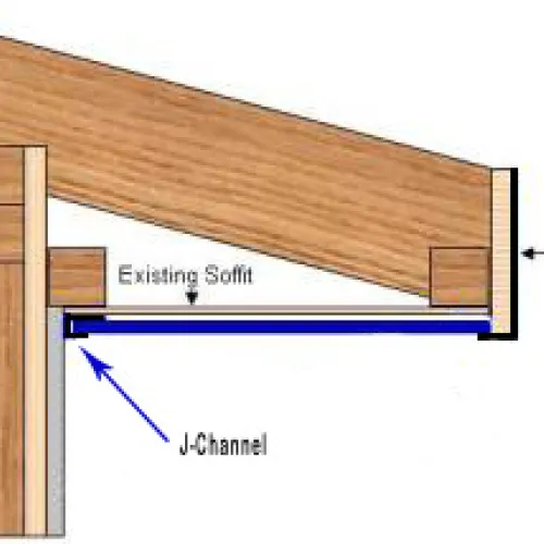 Aluminum Soffit Vented