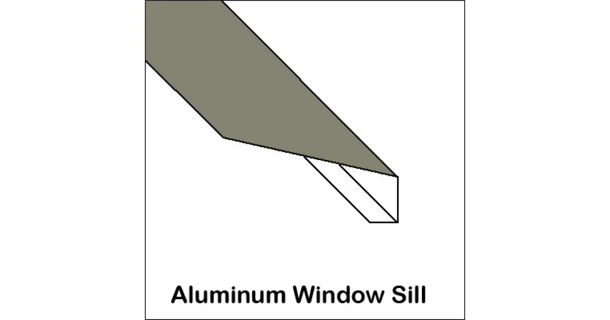 Aluminum Window Sill With Return