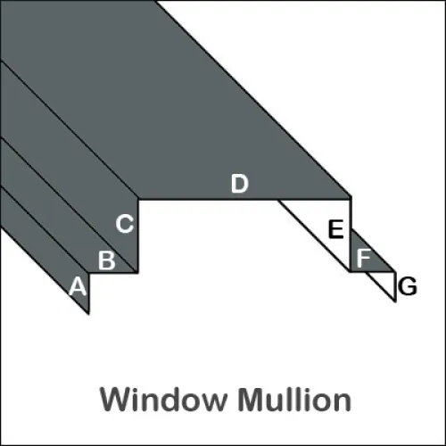 Aluminum Window Mullion