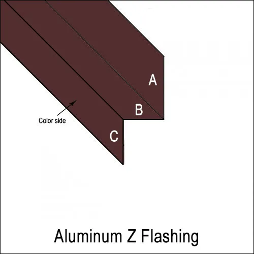 Custom Aluminum Z Flashing & Z-Bar Drip Cap | Trim Bender