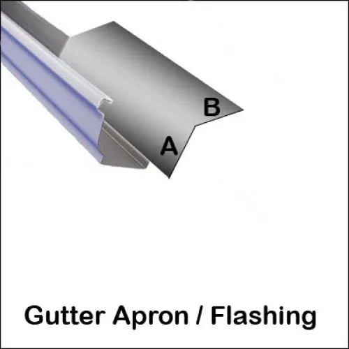 Custom Aluminum Gutter Apron Flashing | Drip Edge for Gutters | Trim Bender