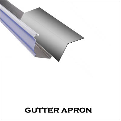 Custom Aluminum Gutter Apron Flashing | Drip Edge for Gutters | Trim Bender